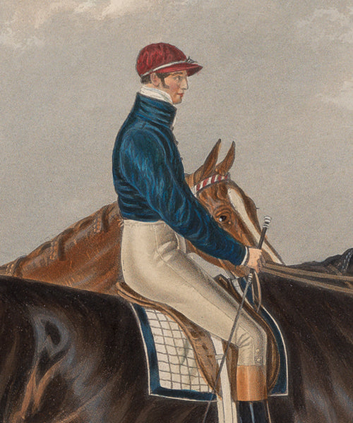 Set of 12 Vintage Racehorse & Jockey Portraits | Equestrian Gallery ...