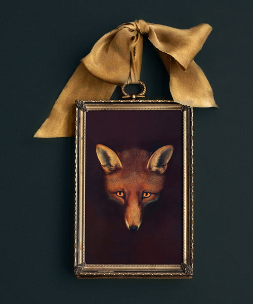 Vintage Portrait of Renard The Fox – Hart Equestrian
