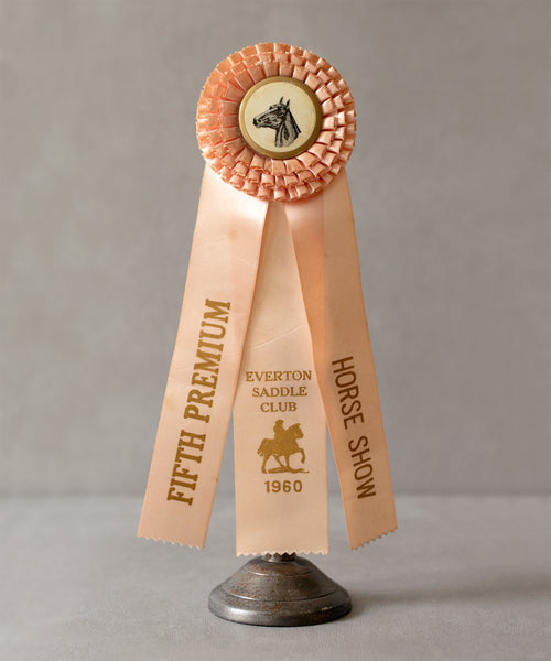 1960 Pink Horse Show Ribbon – Hart Equestrian